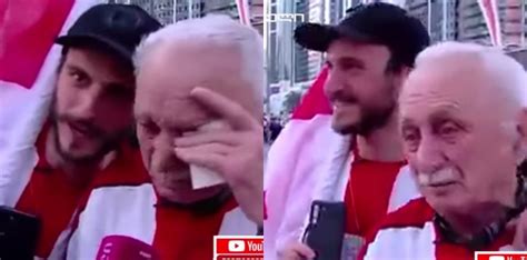 🎥სიხარულისგან ატირებული ბაბუ რომელსაც შვილიშვილმა ოცნება აუხდინა და თამაშზე წაიყვანა