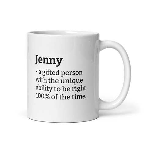 Personalized T For Jenny Jenny T Helluva Boss T Jenny Coffee