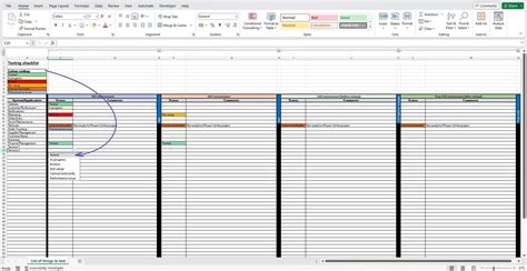 Testing Checklist Template Digital Download Excel File Etsy