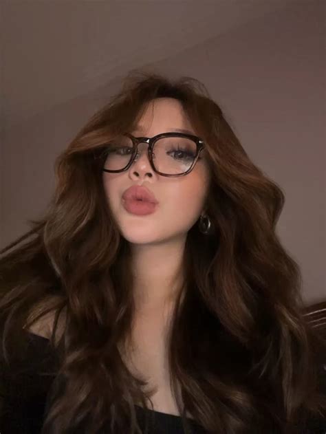 Glasses Girl Aesthetic Glasses Glasses Girl Asian Girl Cap