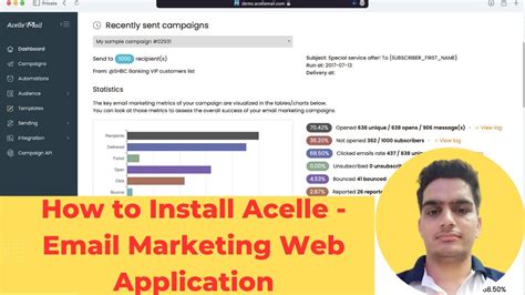 How To Install Acelle Email Marketing Web Application Learn To Use Acellemail Youtube