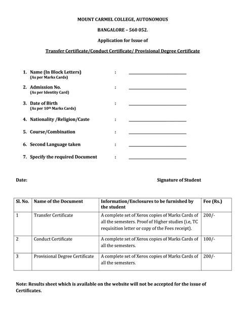 Transfer Certificate Application Fill Out Sign Online DocHub