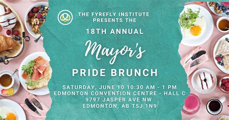 18th Annual Mayors Pride Brunch June 10 2023