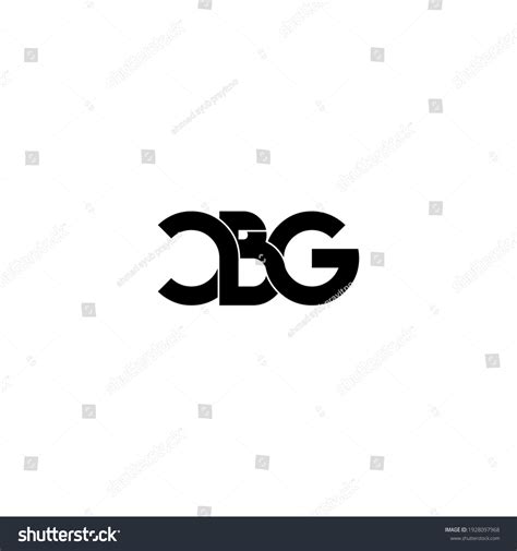 Cbg Letter Original Monogram Logo Design Stock Vector Royalty Free 1928097968
