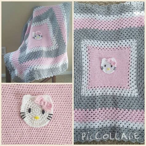 Hello Kitty Afghan Crochet Pattern