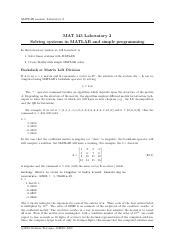 Guide Matlab Pdf MATLAB Sessions Laboratory MAT Laboratory Solving Systems In MATLAB