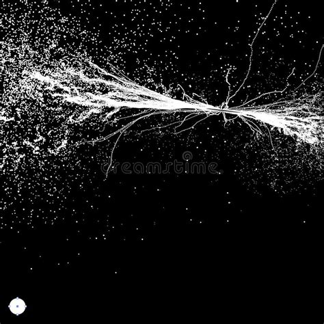 Point Explode Array With Dynamic Emitted Particles Abstract Dynamic