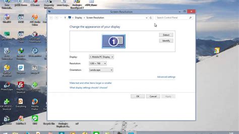 การปรับความละเอียดหน้าจอ Resolution คอมพิวเตอร์ใน Windows 7 8 Youtube