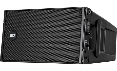 Rcf Hdl 10 A Black Active 2 Way Dual 8 Line Array Module — 1400w Peak At Crutchfield