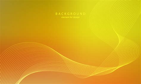 추상 그라데이션 배경입니다 디자인을위한 웨이브 요소 디지털 주파수 트랙 이퀄라이저 양식화 된 라인 아트 화려한 반짝이는 파도와 선 트렌디 한 색상 노란색 곡선 물결 모양의