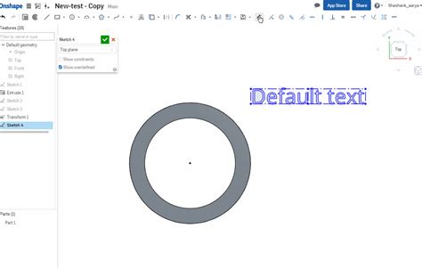 How Do You Widen Text In A Sketch Onshape How Do You Widen Text In A Sketch Onshape
