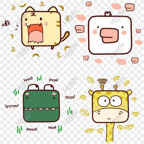 Cute Square Clipart