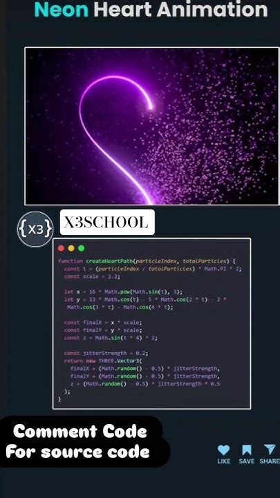 Neon Heart Animation Using Html Css Js Music Song Coding
