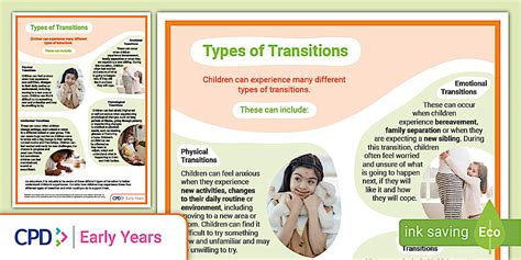 Types Of Transition Early Years Transitions In Eyfs