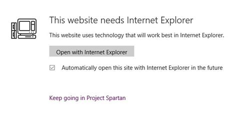 This Is What Microsoft Edge Browser Compatibility Warnings Can Look