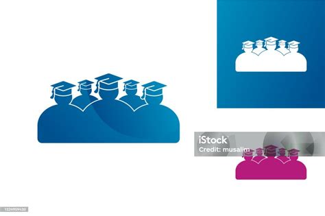 Student Unity Logo Template Design Vector Emblem Design Concept Creative Symbol Icon Stock