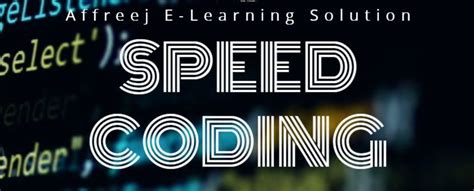 Speed Coding Affreej