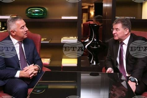 Прездентът на Черна гора Мило Джуканович се срещна в Брюксел със специалния представител на