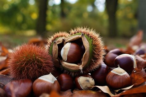 밤과 밤 열매는 무엇이며 무엇을 하는가 가을 고해상 다수 배경 일러스트 및 사진 무료 다운로드 Pngtree