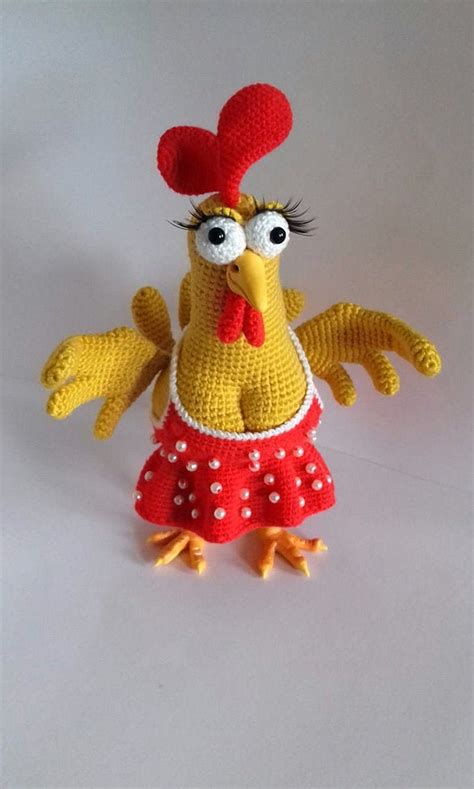 Chicken Sexy Hen A Detailed Pattern With Photographs In English Crochet Amigurumi Tutorial