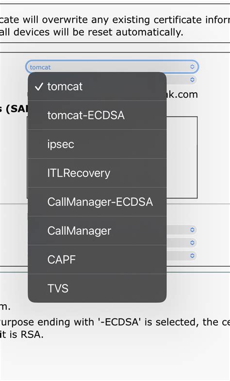 Cucm Expired Callmanager Ecdsa Certificates Cisco Community