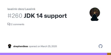 Jdk 14 Support · Issue 260 · Lavalink Devslavalink · Github