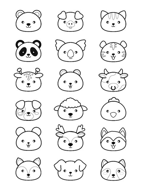 Kawaii Dibujos Para Colorear