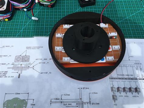 Day 6 Base Bearing And Axis 2 Pcb And Motors Details