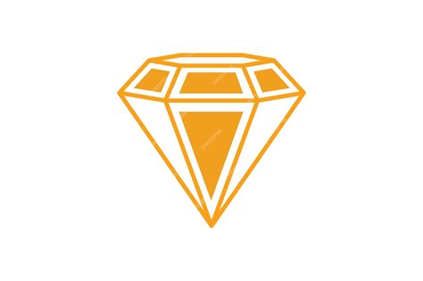 다이아몬드 아이콘 프리미엄 벡터