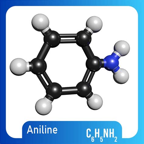 3d C6h5nh2 Molecule Aniline Turbosquid 1422230