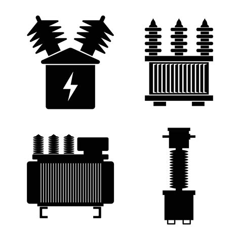 High Voltage Electrical Transformer Icon 22479690 Vector Art At Vecteezy