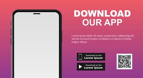 모바일 앱의 페이지를 다운로드합니다 앱용 빈 화면 스마트폰입니다 우리의 새로운 응용 프로그램 모바일 앱 로드 버튼을 다운로드합니다 우리의 응용 프로그램 배경을 다운로드합니다