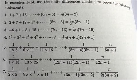 Solved In Exercises 1 14 Use The Finite Differences Method