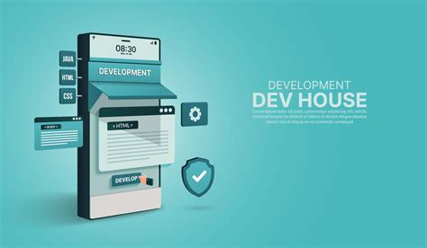 Mobile Application Website Software Development Company Coding And Programming Concept