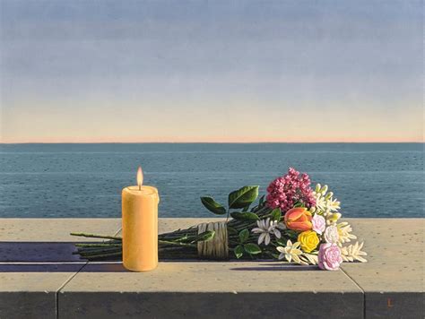 David Ligare Candle And Flowers For Sale At 1stdibs