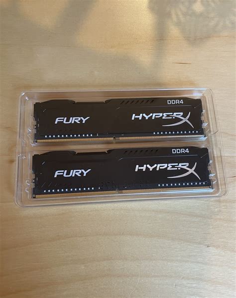 2 X 8gb Kingston Hyperx Fury Black 2400 Mhz Ddr4 Ram Memorija 2 X 8gb Kingston Hyperx Fury Black 2400 Mhz Ddr4 Ram Memorija