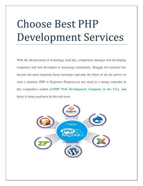 Ppt Choose Best Php Development Services Powerpoint Presentation