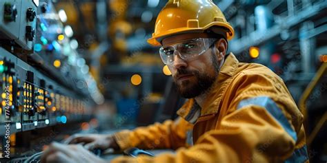 Stock Foto „explore The Skill Requirements For Engineers Operating Scada Systems Including