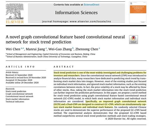 《a Novel Graph Convolutional Feature Based Convolutional Neural Network For Stock Trend