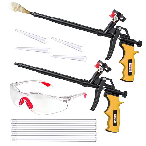 스프레이 폼 건 단열재2 X 폼 건 및 4 노즐 폼 스프레이 건 테프론