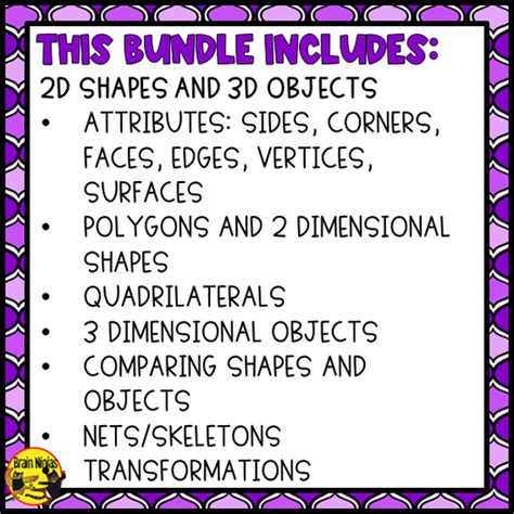 Year Long Math Interactive Notebook Bundle Paper Grade 3 Brainninjas