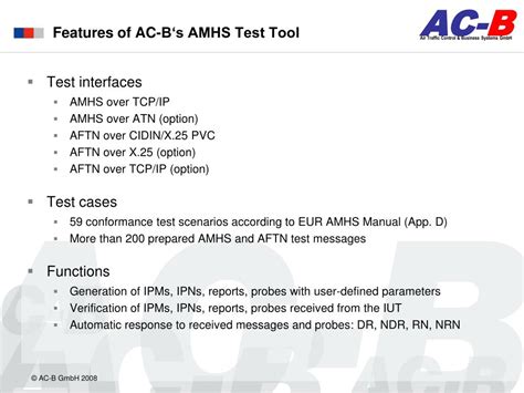 Ppt Amhs Conformance Testing Powerpoint Presentation Free Download Id 3475545