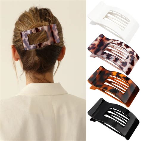 Velscrun Flat Hair Clips For Women Girls Matte Lay Flat