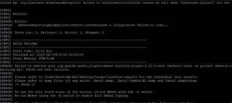 Hibernate Why Did The Java Spring Boot Build Failed On Ubuntu Server Stack Overflow