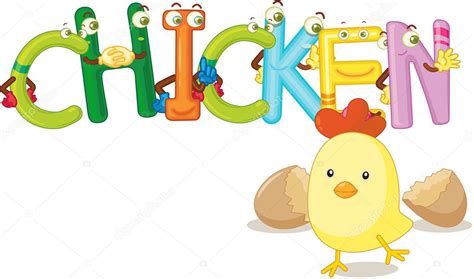 The Word Chicken Stock Vector By ©interactimages 10277560