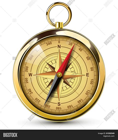 Old Compass Windrose Vector And Photo Free Trial Bigstock
