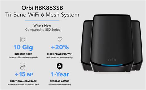 NETGEAR Networking Products Made For You AX WiFi Whole Home Mesh WiFi System RBK Sb