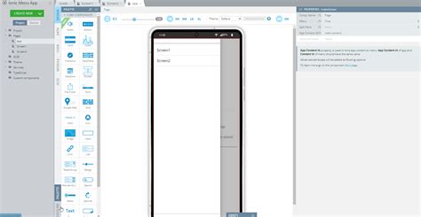 Ionic Menu Sample App