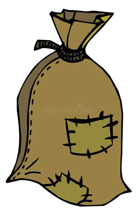 Alter Sack Vektor Abbildung Illustration Von Spitze Schach 7704301