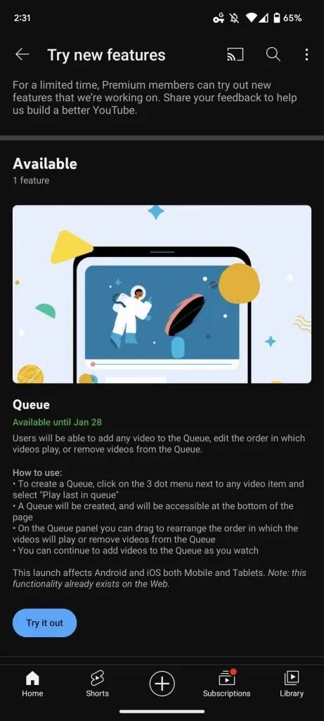 Test Youtubes New Video Queue Option On Your Phone Right Now
